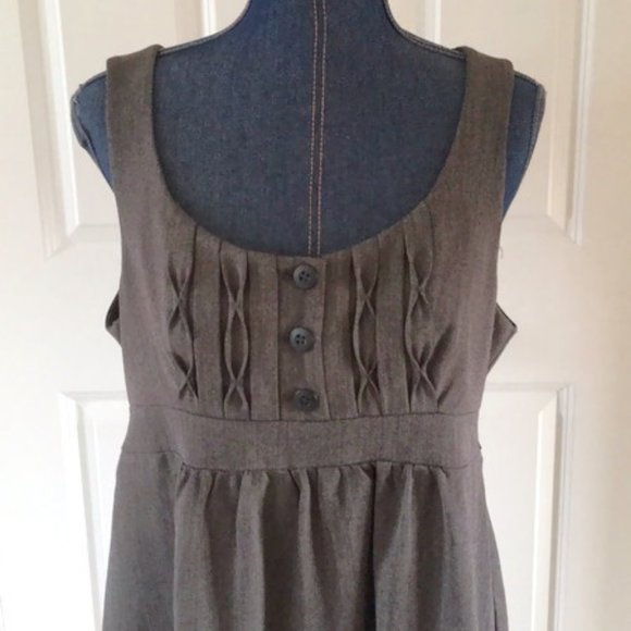 Mimi Maternity | Dresses | Mimi Maternity Dress Gray Tweed Sleeveless ...
